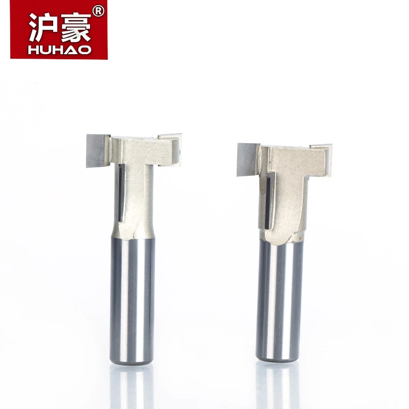 HUHAO 1pc 1/4" 1/2" Shank T Type Woodworking Cutter Engraving Edge ...