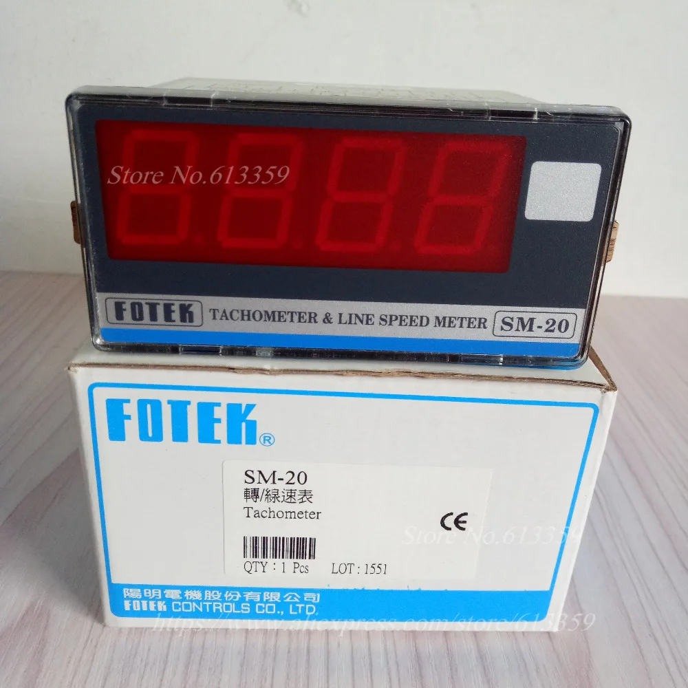 SM 20 FOTEK Counter Multifungsi Tachometer Line Speed Meter 100% Baru ...