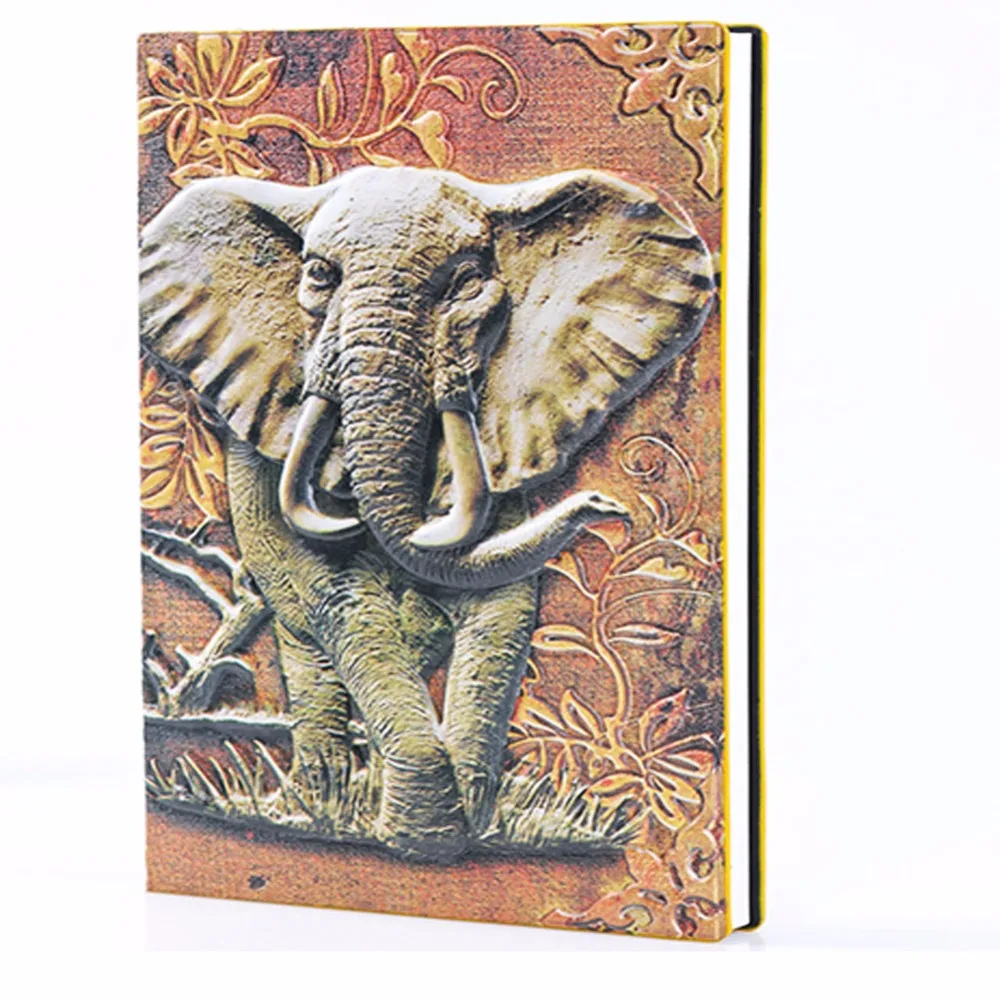 1 Pc Of Colorful Elephant-embossed Notebook & Journal For School ...