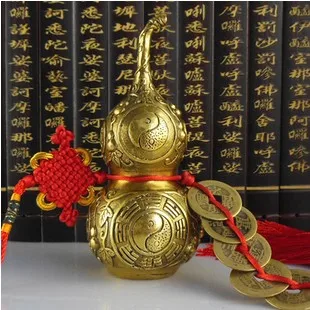 Copper gourd Copper curtilage treasure gourd Lucky be safe|copper stud ...