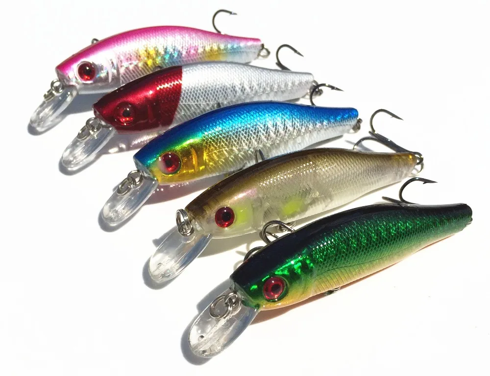 1-Piece-Sea-Fishing-Minnow-Lure-Artificial-Live-Crankbait-8cm-8g-Catch ...