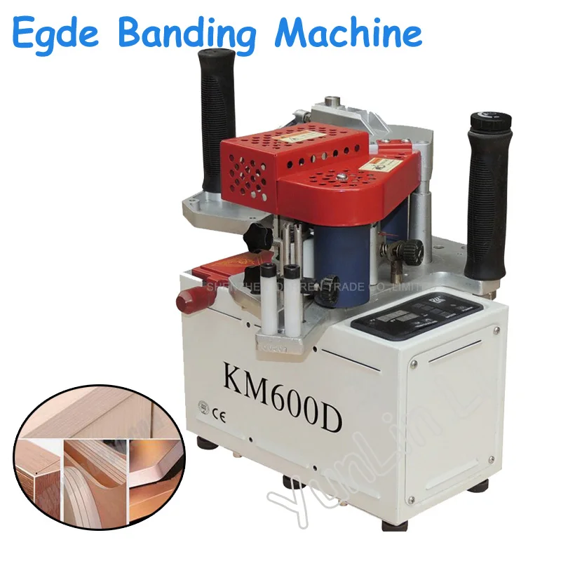 220V/110V Edge Banding Machine With Speed Control Portable Edge Bander ...