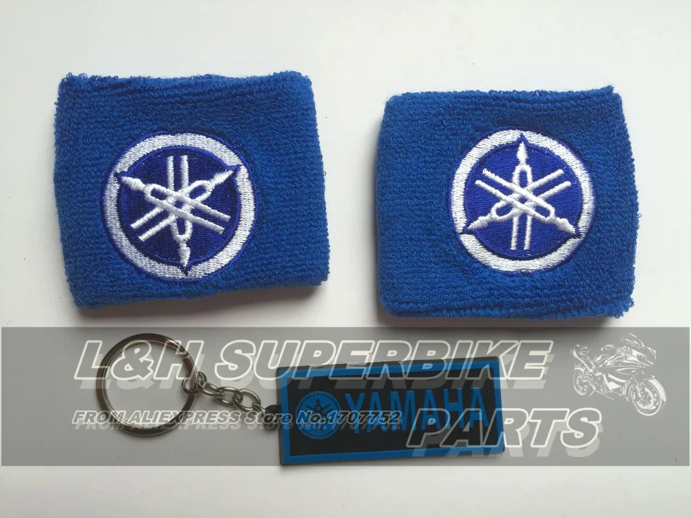 Blue Motorcycle Front Brake Reservoir Sock For Yamaha All Motorbike Oil ...