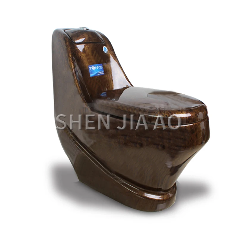 Retro Style Dark Brown Toilet Color One-piece Bathroom Toilet Color ...