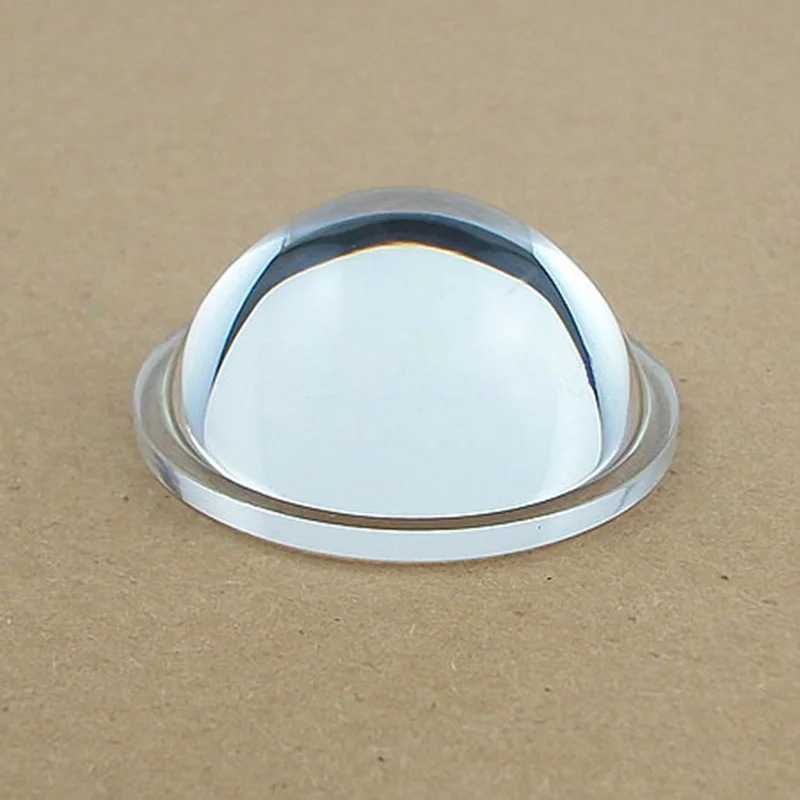 2PCS 44.5mm Diameter Optical Glass Aspheric LED Focal Length 20mm Plano ...