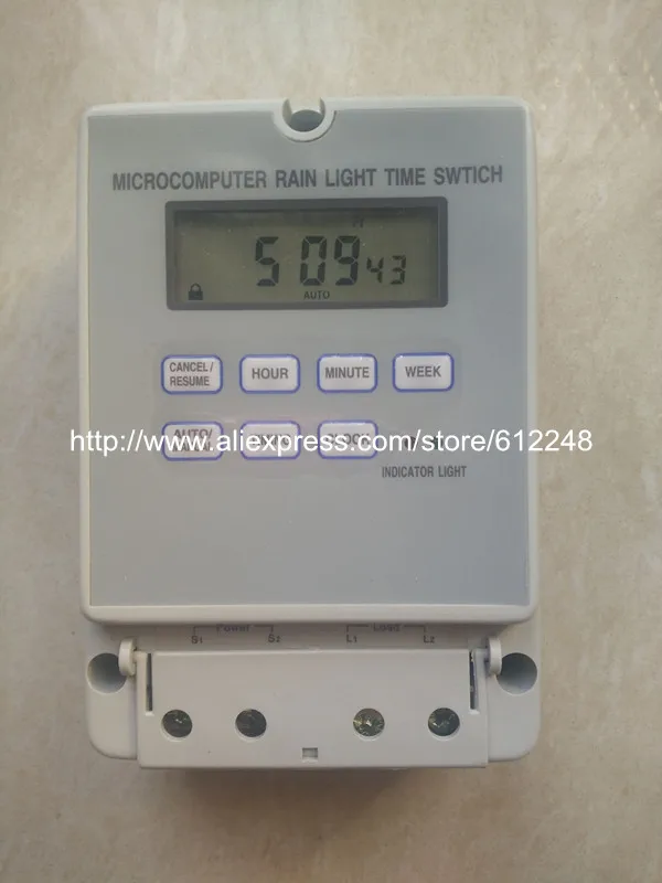 220VAC-25A-Micro-Computer-Auto-Ringer-Digital-Bell-Program-Bell ...