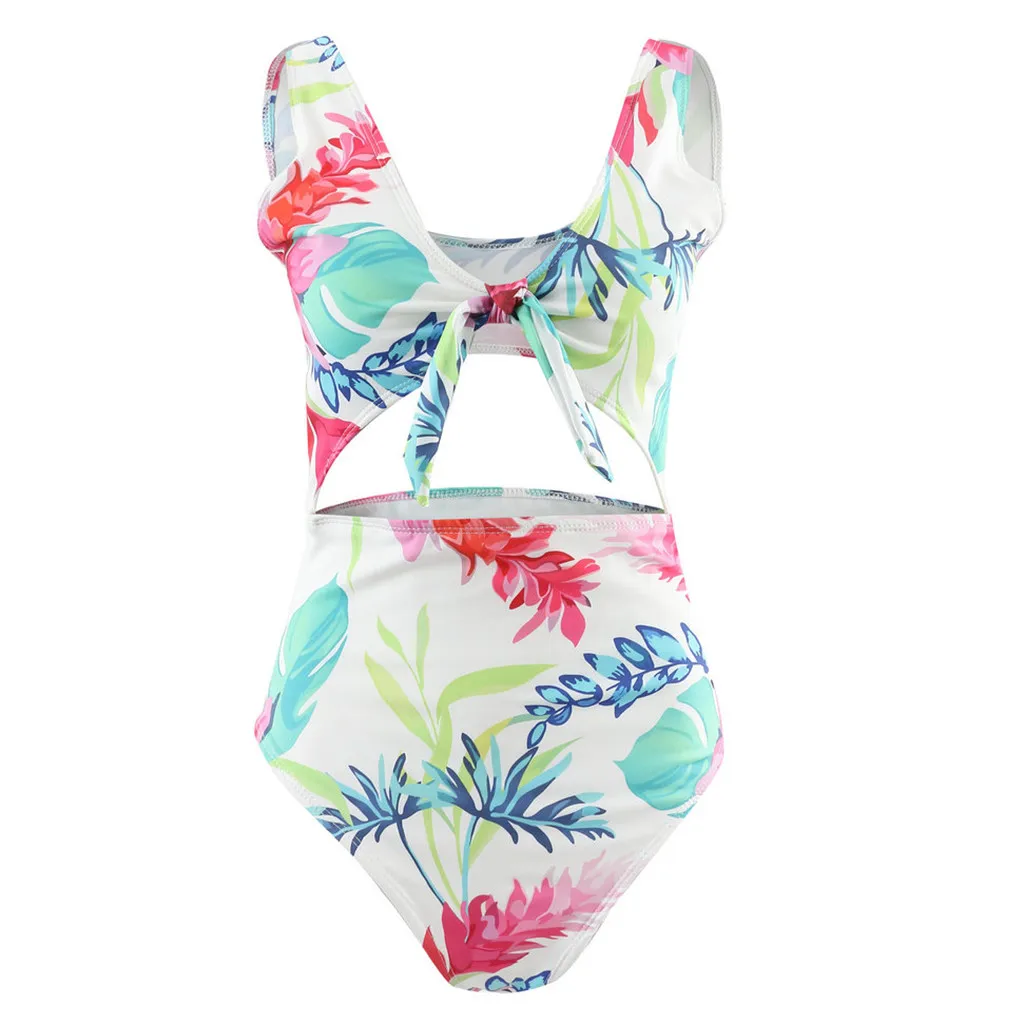 MUQGEW Ретро стиль бикини с высокой талией женский купальник бикини ...