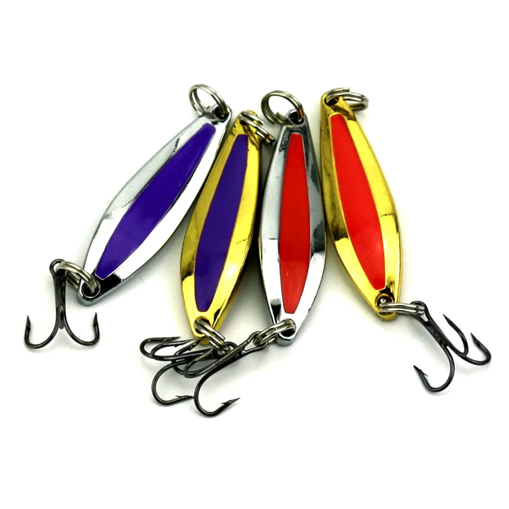 Colorful Sequined Spinner Spoon Bait Lure Fishing Accessories|Fishing ...