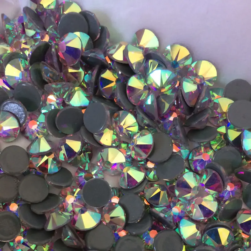 2088 Crystal AB SS30 288pcs/Lot New Faced (8 big + 8 small) AAA Stones ...