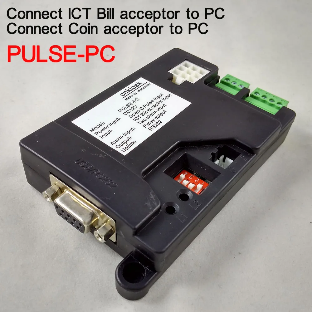 Pulse type Coin acceptor to PC interface PULSE-PC ( PULSE-RS232 ) for ...