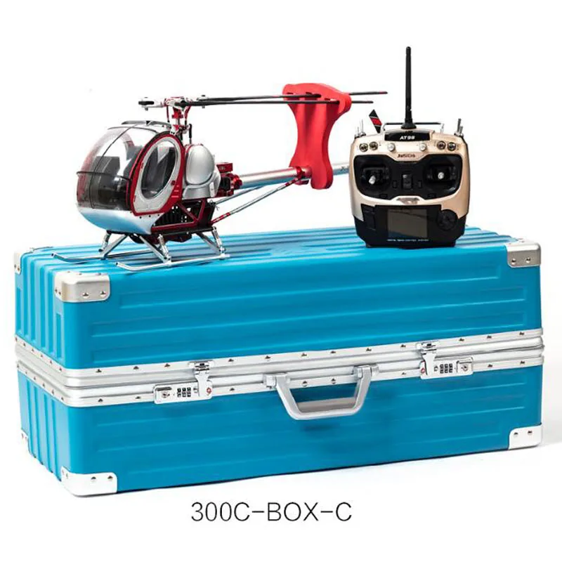 Hughes 300C Échelle SCHWEIZER Plein-Métal 9CH RC Hélicoptère Brushless ...