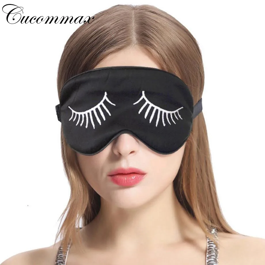 Cucommax 100 Natural Silk Sleeping Eye Mask Eye Shade Sleep Mask Printing Mask Bandage On Eyes
