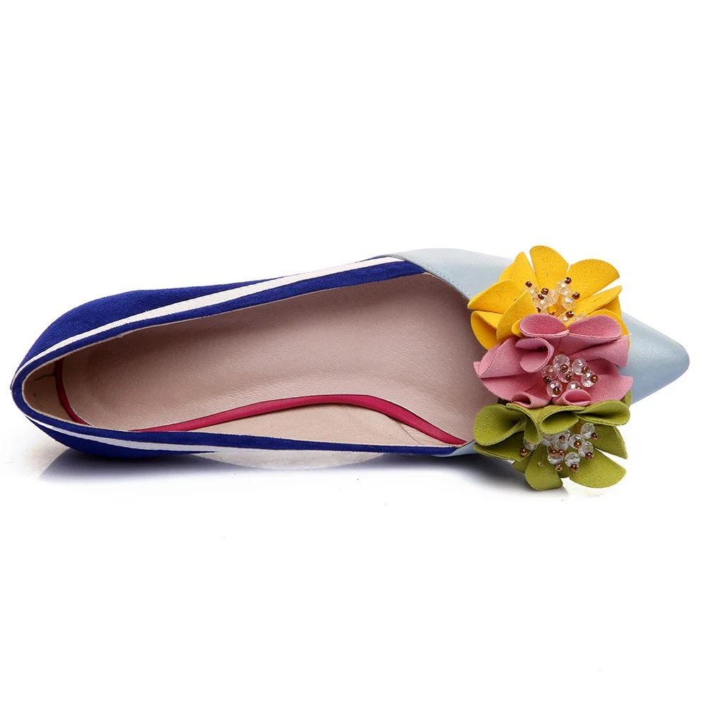 SIMLOVEYO/Женская обувь; дизайнерские разноцветные женские туфли ...