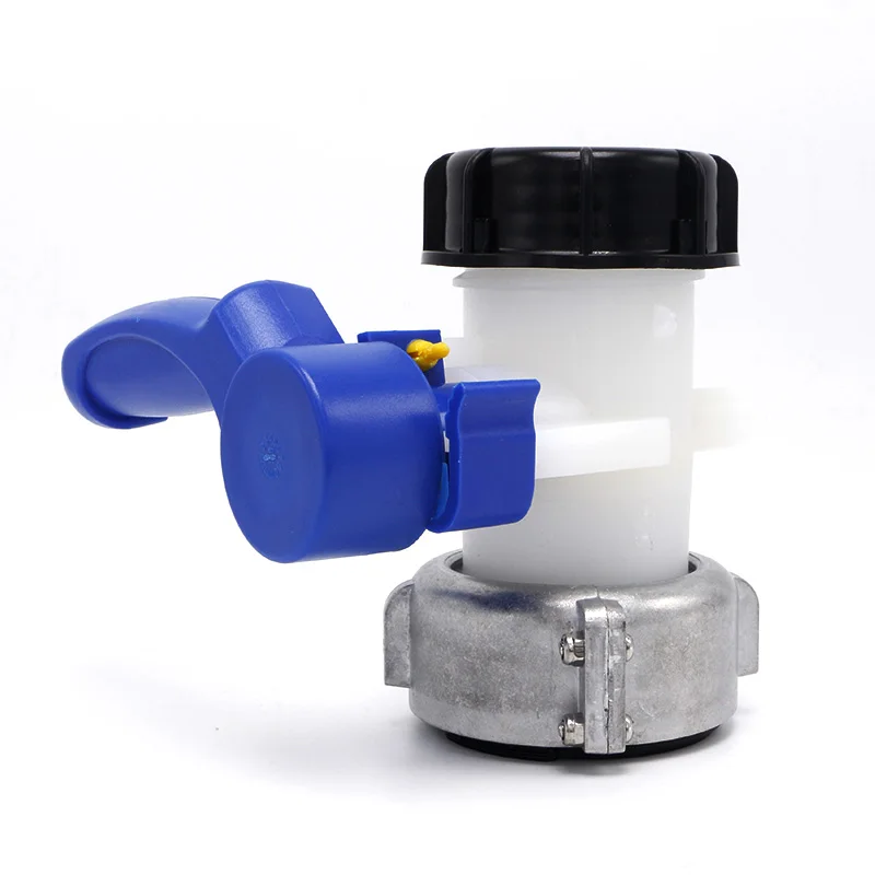 Ibc Tank Container Inlet 75mm To Outlet Male 2inch Dn50 Butterfly Valve ...