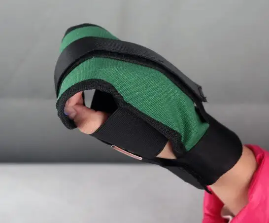 Canvas Hand Brace Gloves for Mini Bike Help the stroke or Finger ...