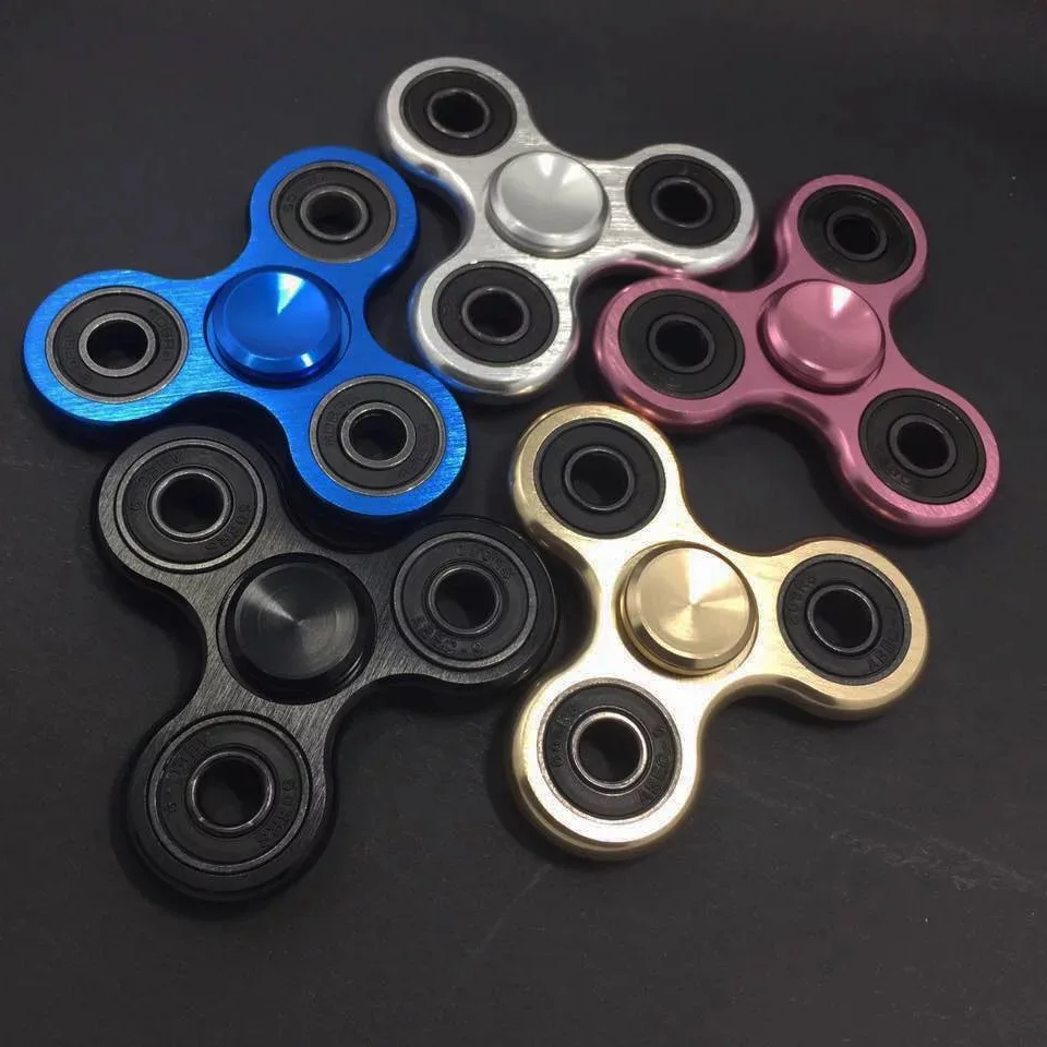 50pcs/lot Metal Fidget Sensory Fidget Spinner Autism Hand Spinner Anti ...