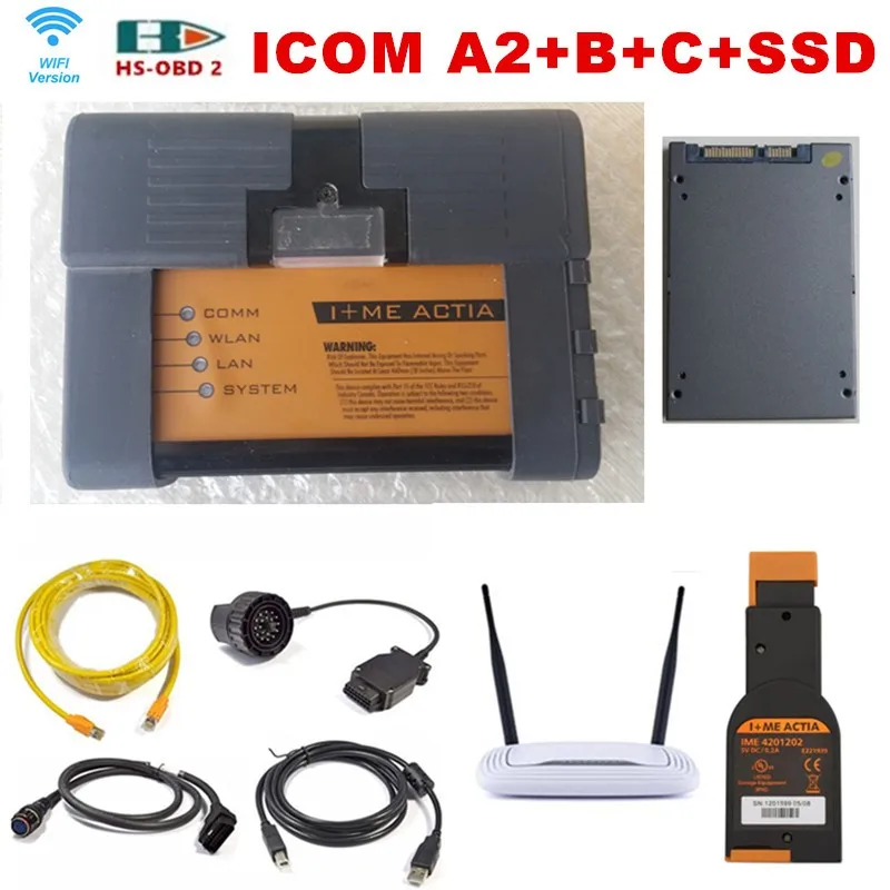 Top ICOM A2+B+C ODB2 Scanner ICOM A2+B+C+2019 03 software SSD with WIFI ...