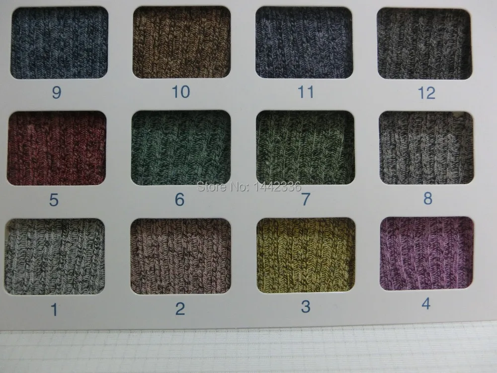 Factory direct sales wholesale Knitted rib Fabric F076# Colored cotton ...