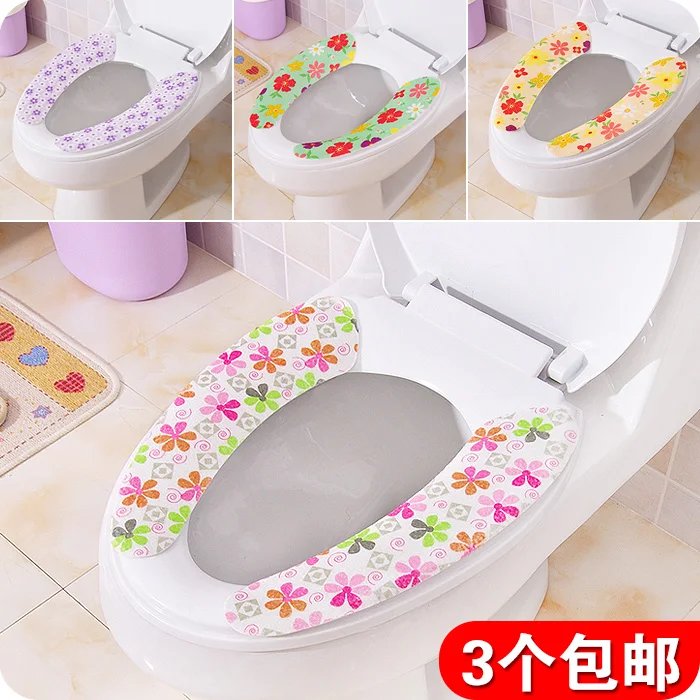 cartoon toilet is waterproof cushion can be cut and pasted type toilet ...