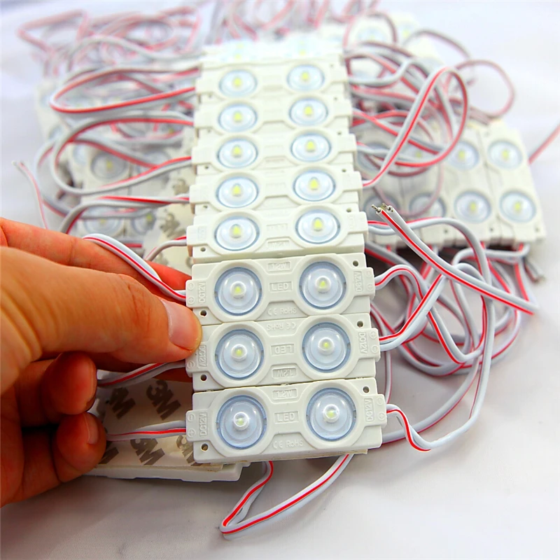 Waterproof Injection LED Module 1.2W 100lm DC12V SMD2835 2leds/piece ...