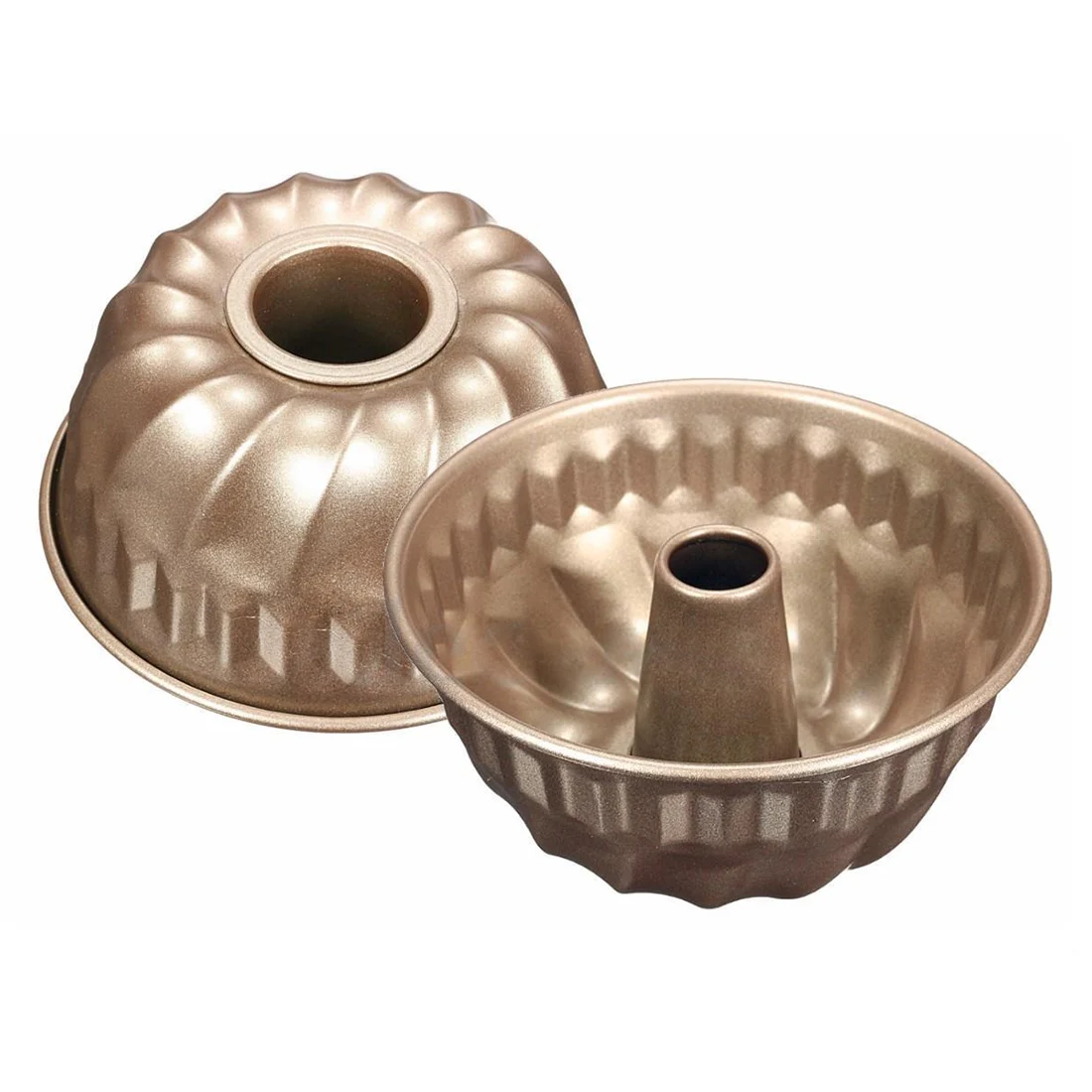 UESH 4 Non Stick Steel Bundt Fluted Baking Mold Round Cake Bakeware uesh-4-non-stick-steel-bundt-fluted-baking-mold-round-cake-bakeware