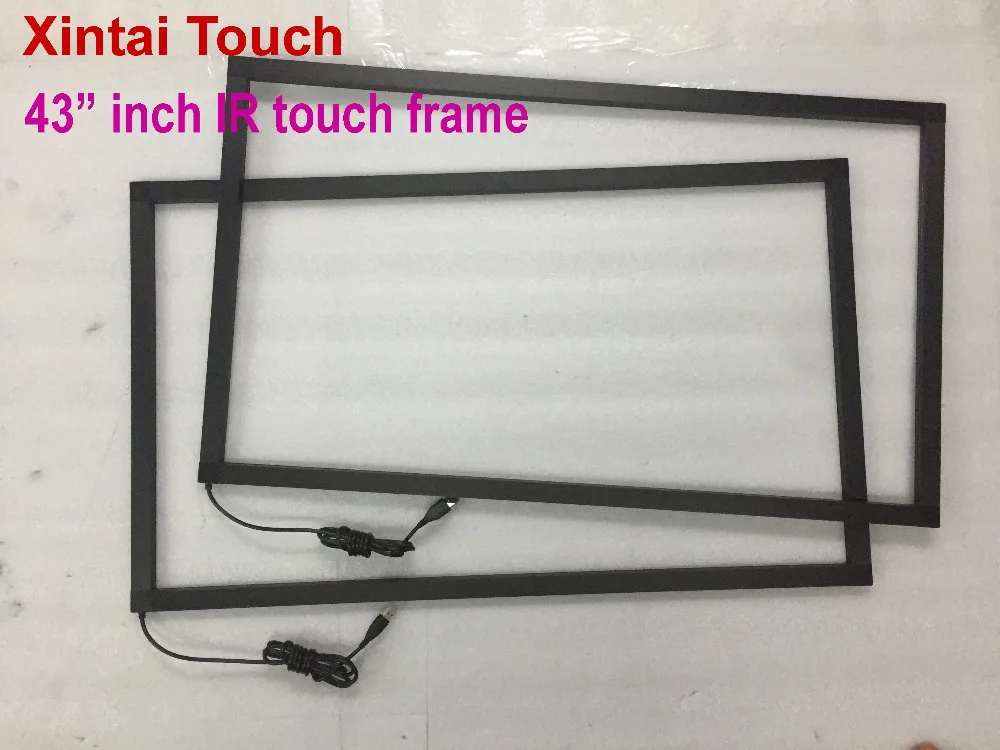 Xintai Touch 43 Inch 10 points IR Touch Screen overlay Panel frame ...