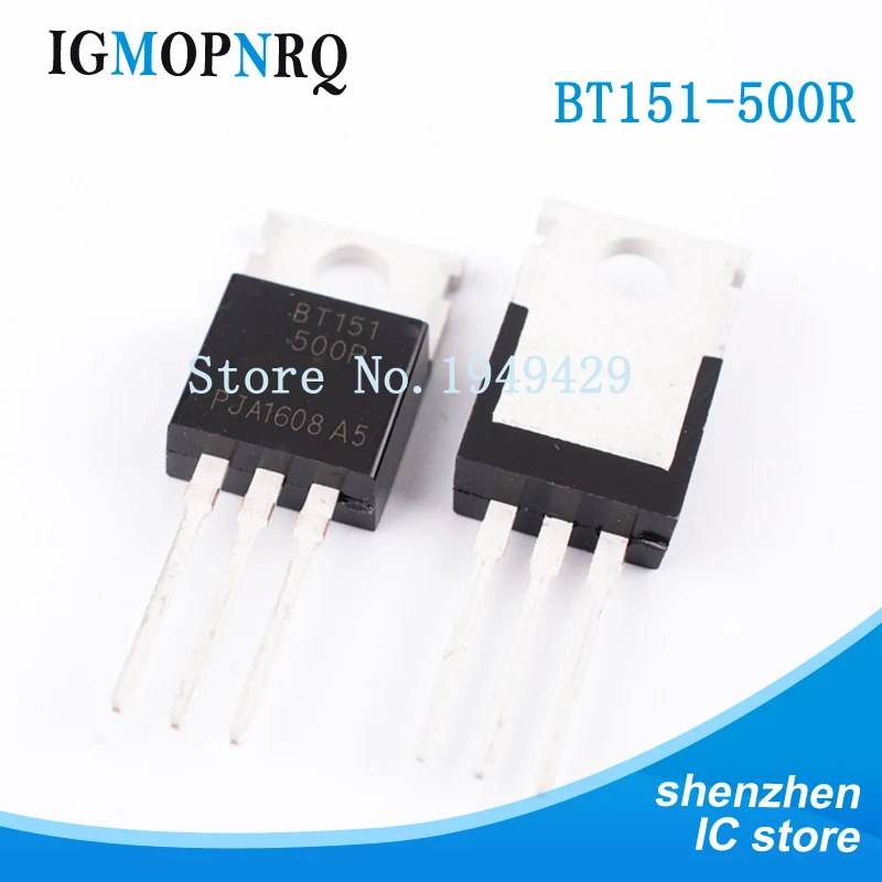 10pcs BT151 500R BT151 BT151 500 SCRs THYRISTOR 12A 500V TO 220 new|12 ...