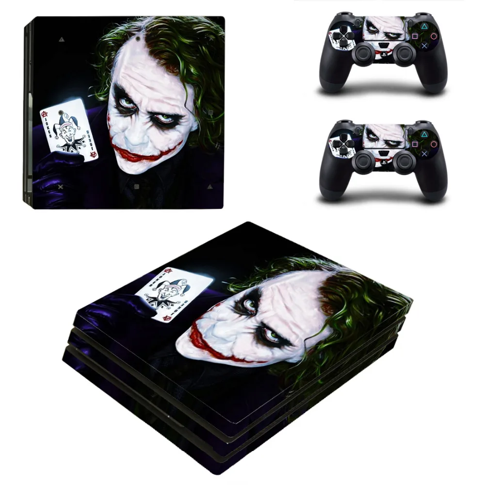 Joker and Batman Skin Sticker for Sony PlayStation 4 Pro Console and ...