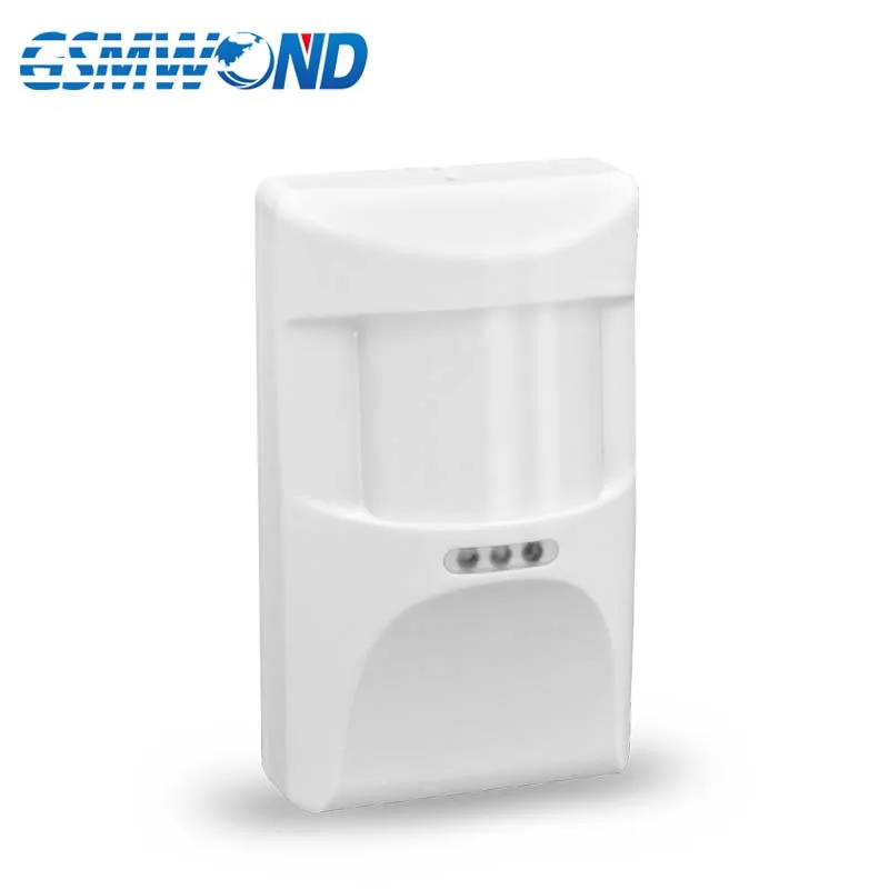 433MHz wireless Pet immune pir detector below 25kg animal , Infrared ...