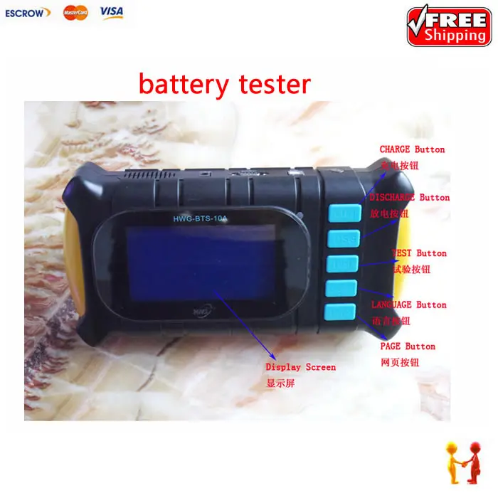 portable laptop battery scanner with charge & discharge,small currents ...