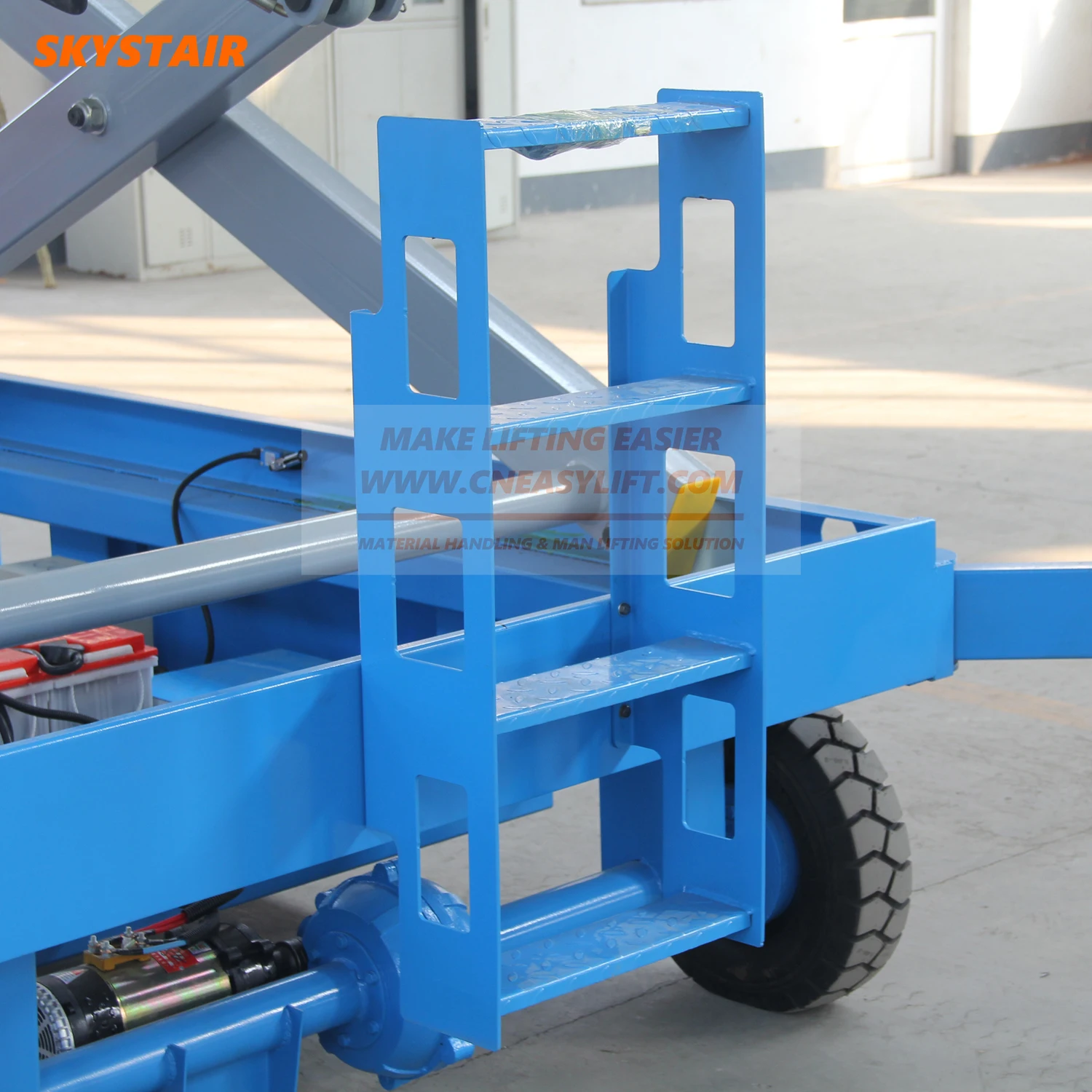 SKYSTAIR portable hydraulic scissor lift platform height adjustable ...