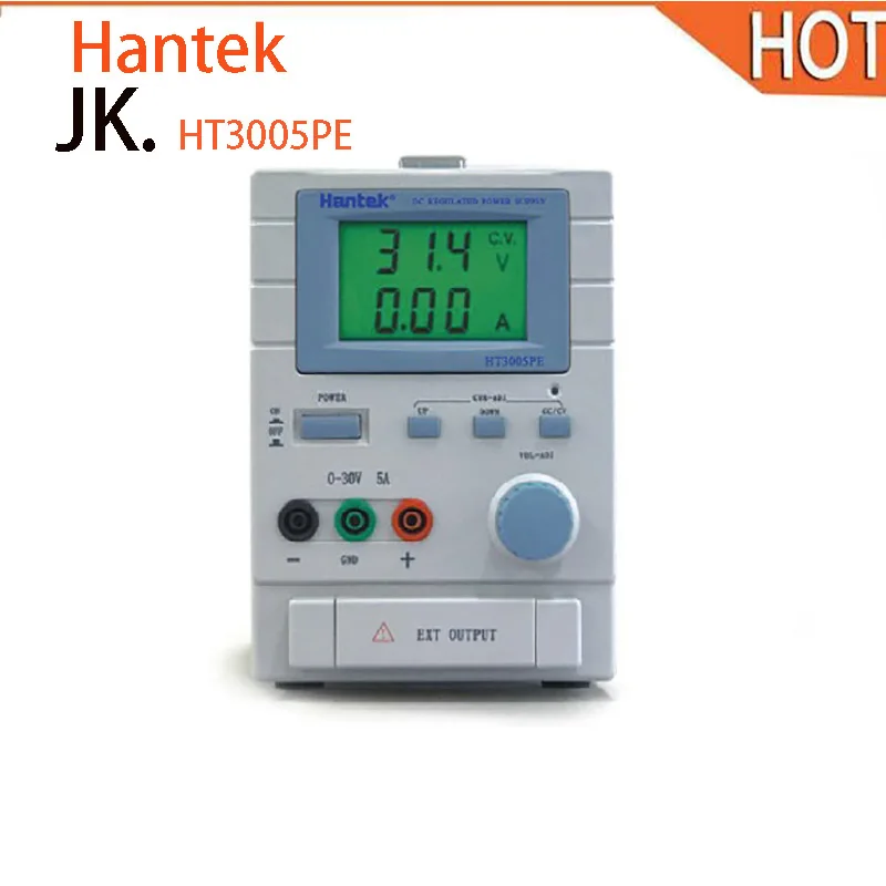 Hantek HT3005PE DC Power Supply Adjustable 0 30V 0 5A Regulators ...
