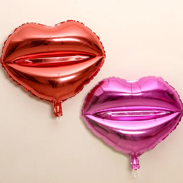 42 32cm Creative Kiss Me Sexy Lips Foil Balloons Valentines Day