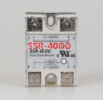 5 60VDC to 3 32VDC 40A SSR 40DD Solid State Relay|solid state relay|state relaysolid state ...
