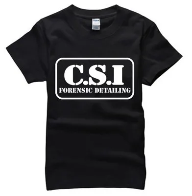 Las Vegas CSI T shirt drama casual cotton round neck short sleeve T ...