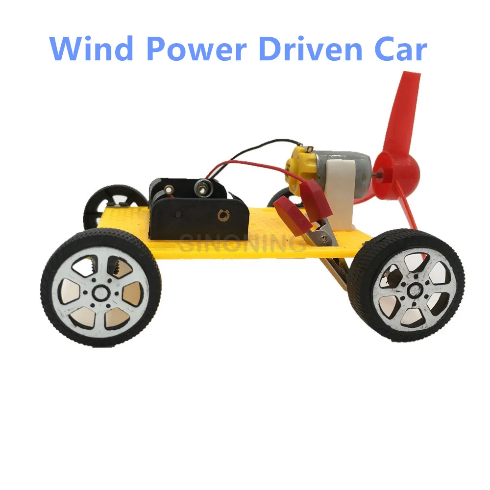 DIY-electronic-Wind-Driven-Toy-Car-assembly-education-creativity-cheap ...