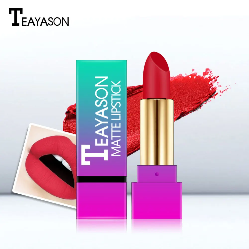 Aliexpress.com : Buy TEAYASON velvet matte lipstick 12 colors pumpkin ...