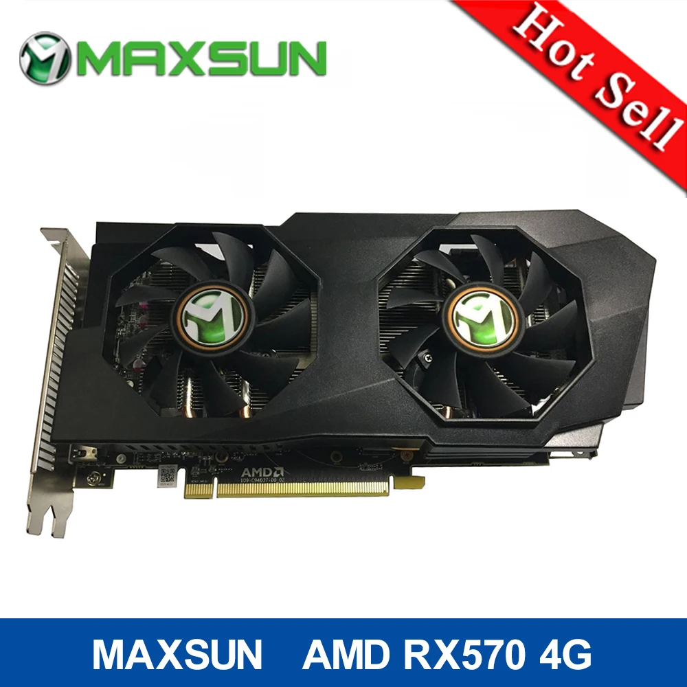 GPU-card-MAXSUN-AMD-Radeon-RX570-4G-256bit-25-27Mh-s-GDDR5-7000MHz ...