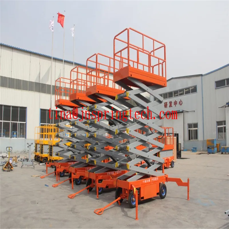 Mobile Scissor Lift Table Lift Plat form Use for Cargo Lifting 4m 6m 8m ...
