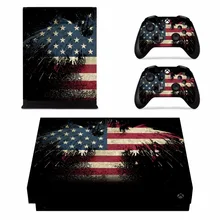US Flag Skin Sticker Decal For Microsoft Xbox One X Console and 2 ...