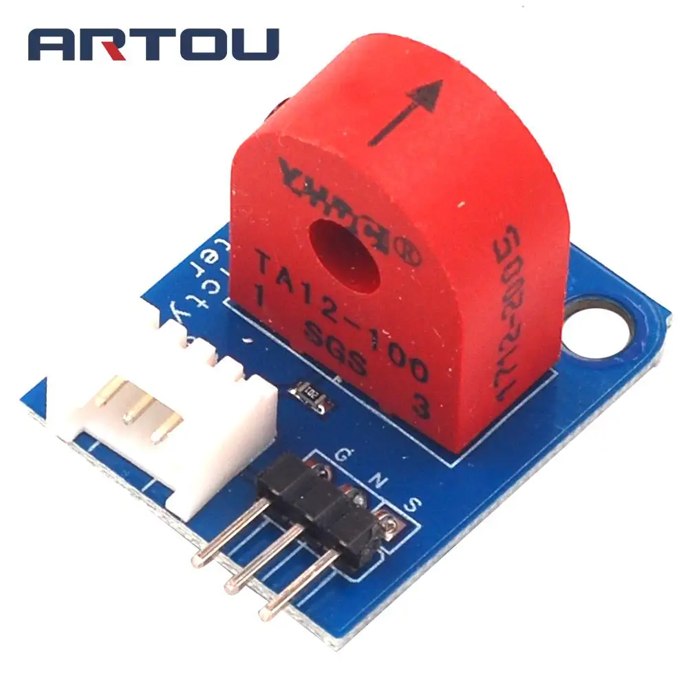 Ac Current Transformer Current Sensor Module 0 5a 3p4p Interface In Sensors From Electronic 