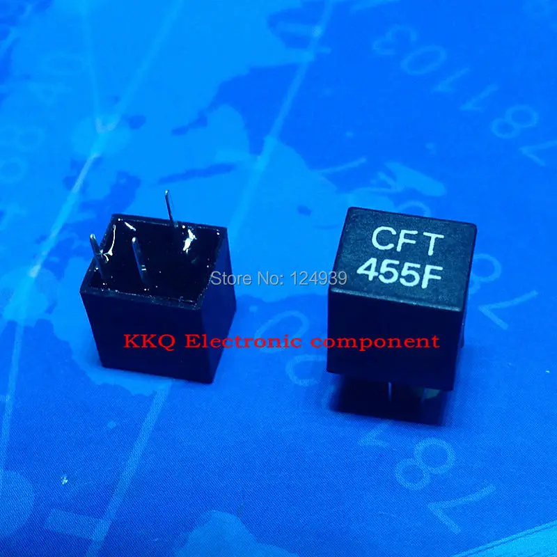50PCS CFT455FU LT455FU 455FU 455F 1+2 DIP 3 3PIN 450KHz ceramic filter ...
