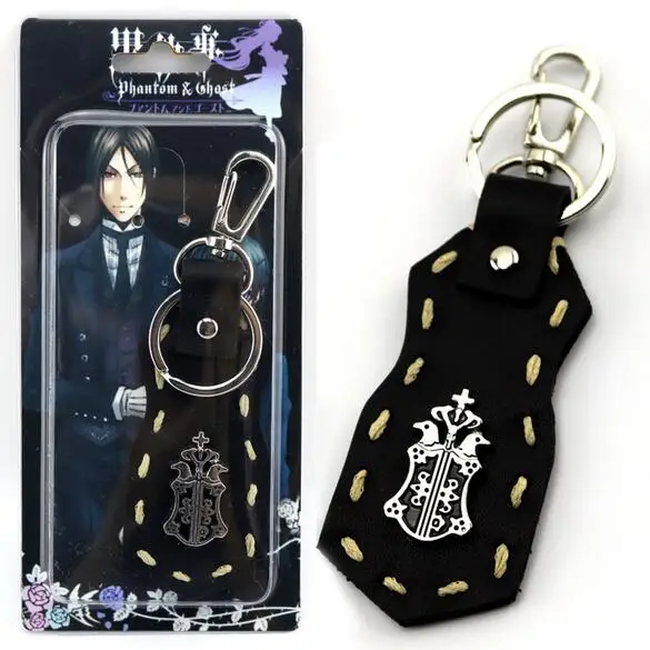 Wholesale Black Butler Cartoon Alloy Punk Keychain Anime Cosplay ...
