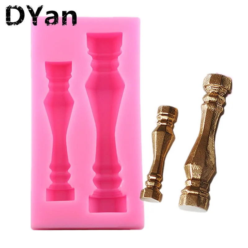 European Column Fondant Mold Cake Border Silicone Molds Cake Decorating ...