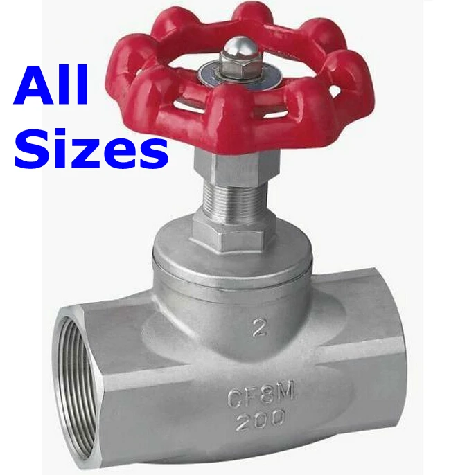 1/2I DN15 Brand New High Quality Gate Valve Stainless Steel SUS SS 304 ...