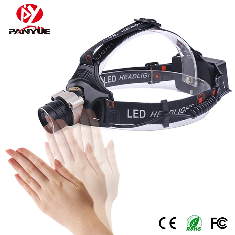 PANYUE-LED-Headlamp-Zoomable-1000Lm-T6-Head-Flashlight-Torch-Sensor ...