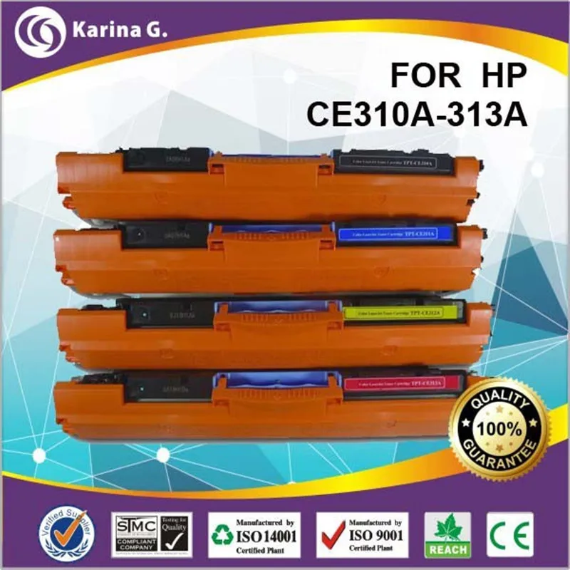 colour laser toner cartridge 126A for hp CE310A CE311A CE312A CE313A ...