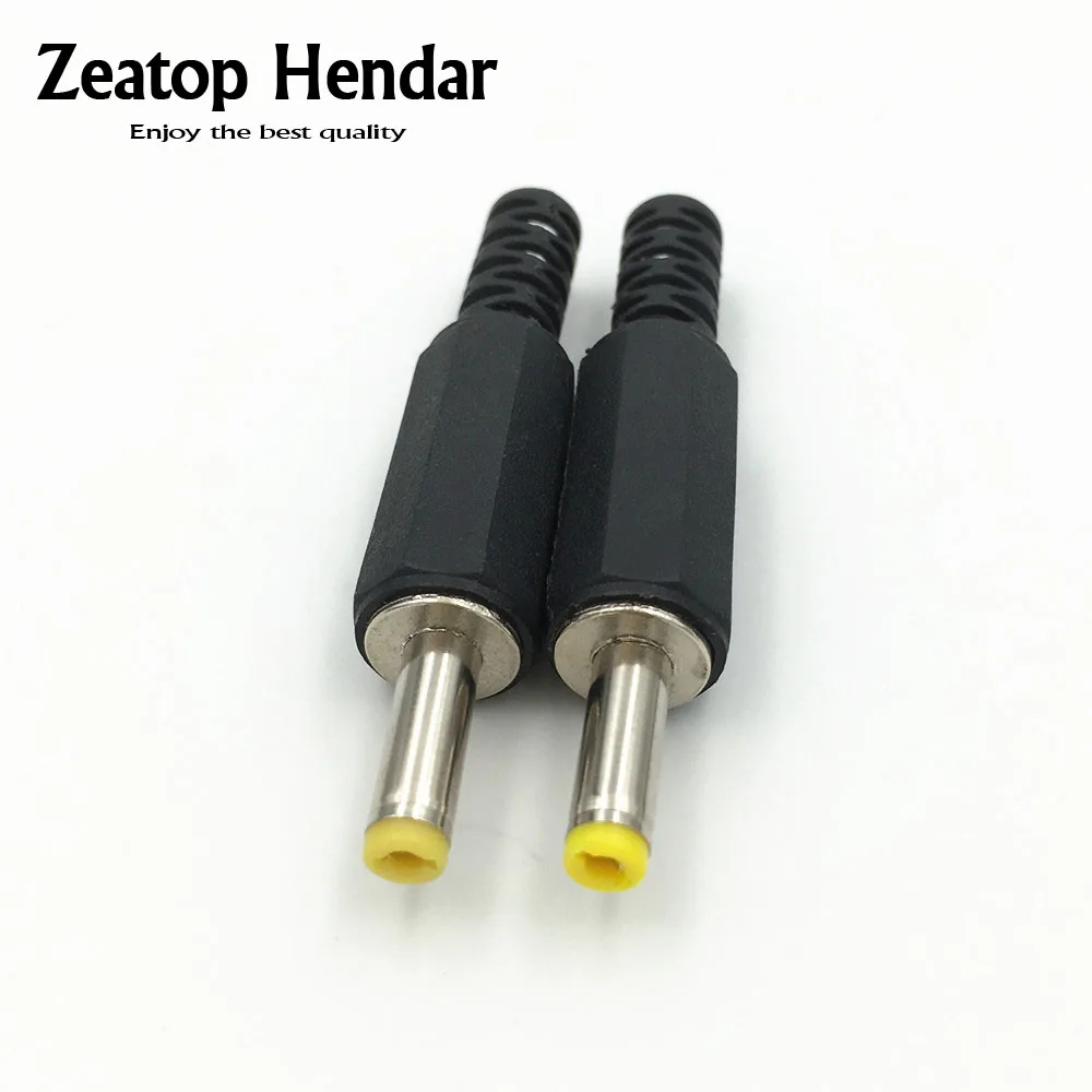 100Pcs-4-0mm-x-1-7mm-DC-Power-Cable-Male-Plug-Connector-Yellow-Head ...