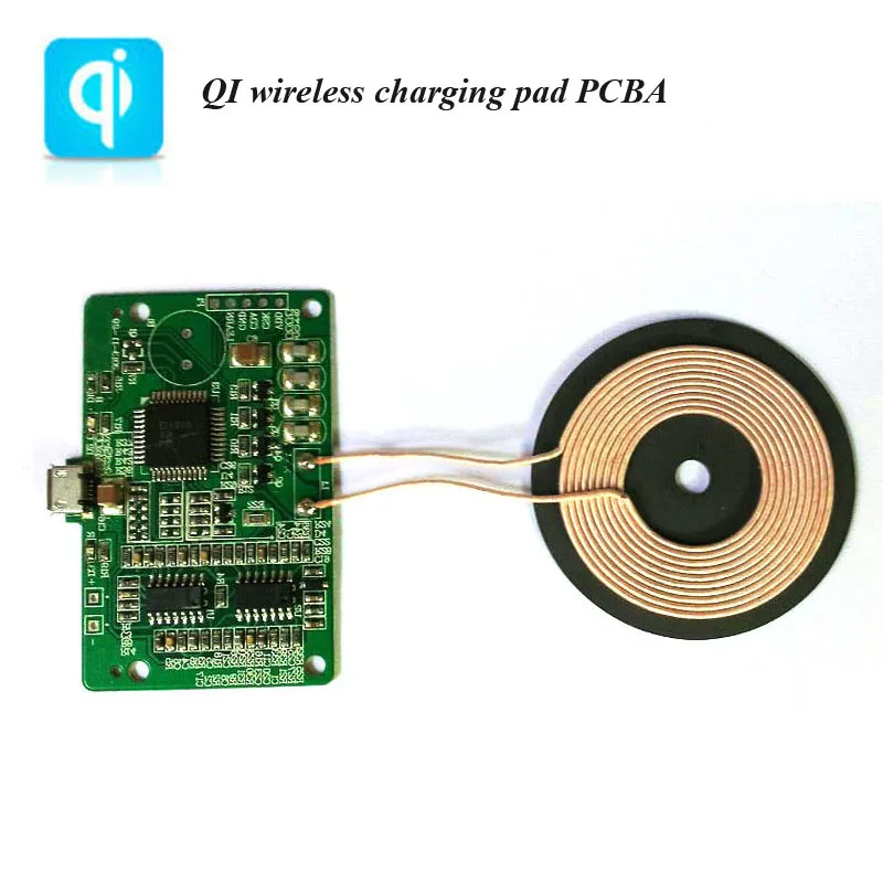 QI wireless charger PCBA sample DIY wireless charger wireless charging ...