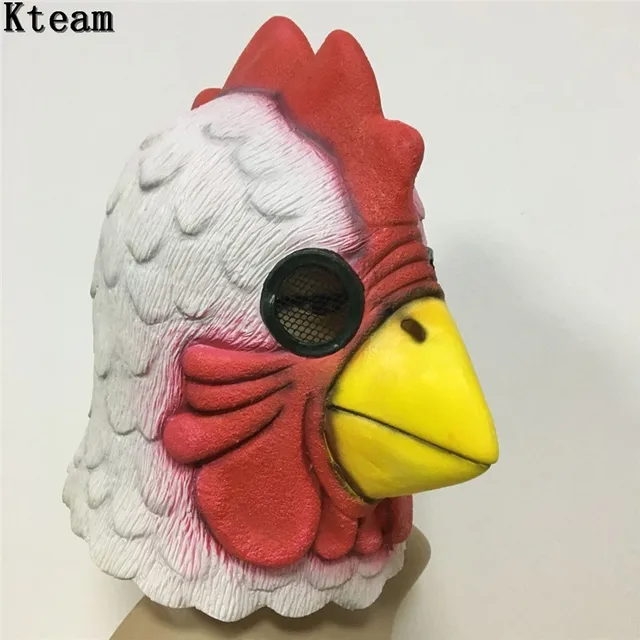 2018 Newest Animal Chicken Mask Head Full Face Mask Halloween Party ...